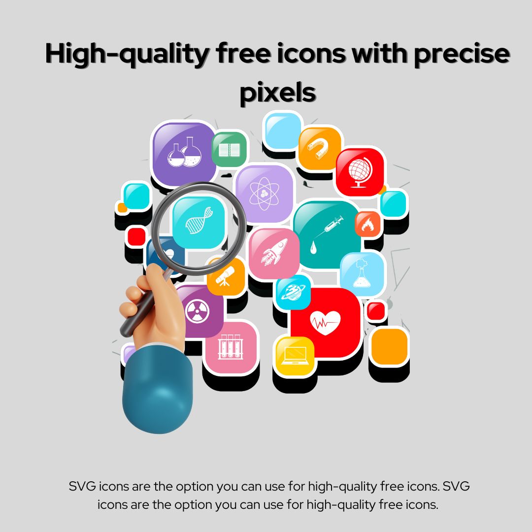 High-quality free icons with precise pixels
